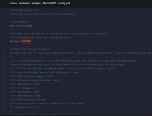 MinecraftとDiscordのチャットを連携するプラグイン/DiscordSRV | 【Minecraft】Spigotプラグイン開発